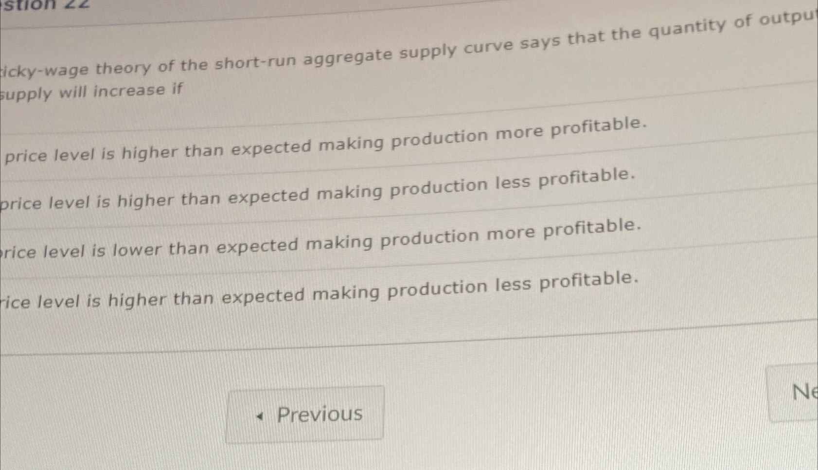 Solved icky-wage theory of the short-run aggregate supply | Chegg.com