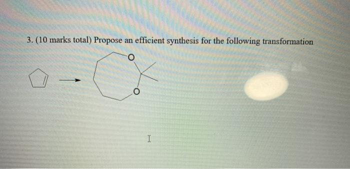 Solved 3. (10 marks total) Propose an efficient synthesis | Chegg.com