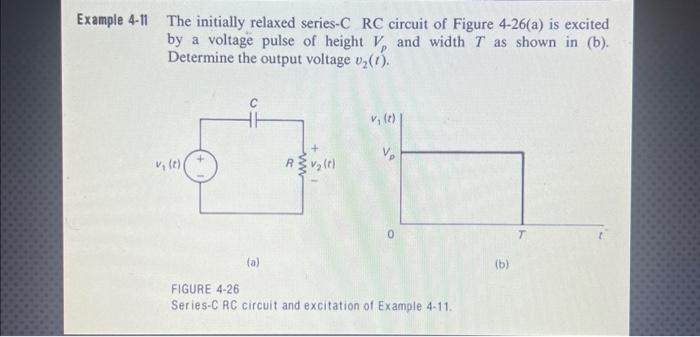 Solved The initially relaxed series-C RC circuit of Figure | Chegg.com