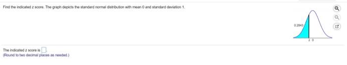 Solved Find the indicated 2 score. The graph depicts the | Chegg.com
