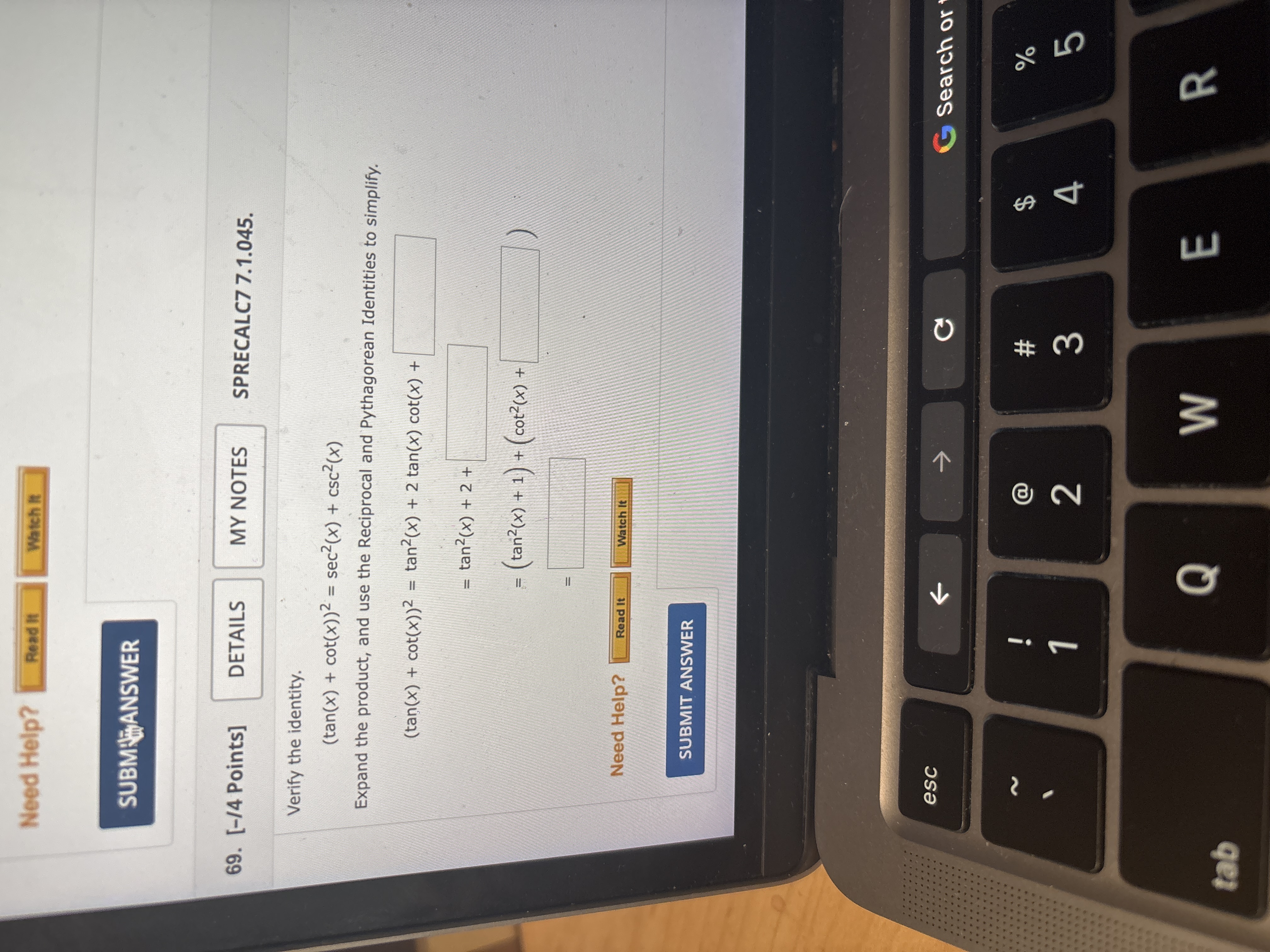 Solved Verify the | Chegg.com