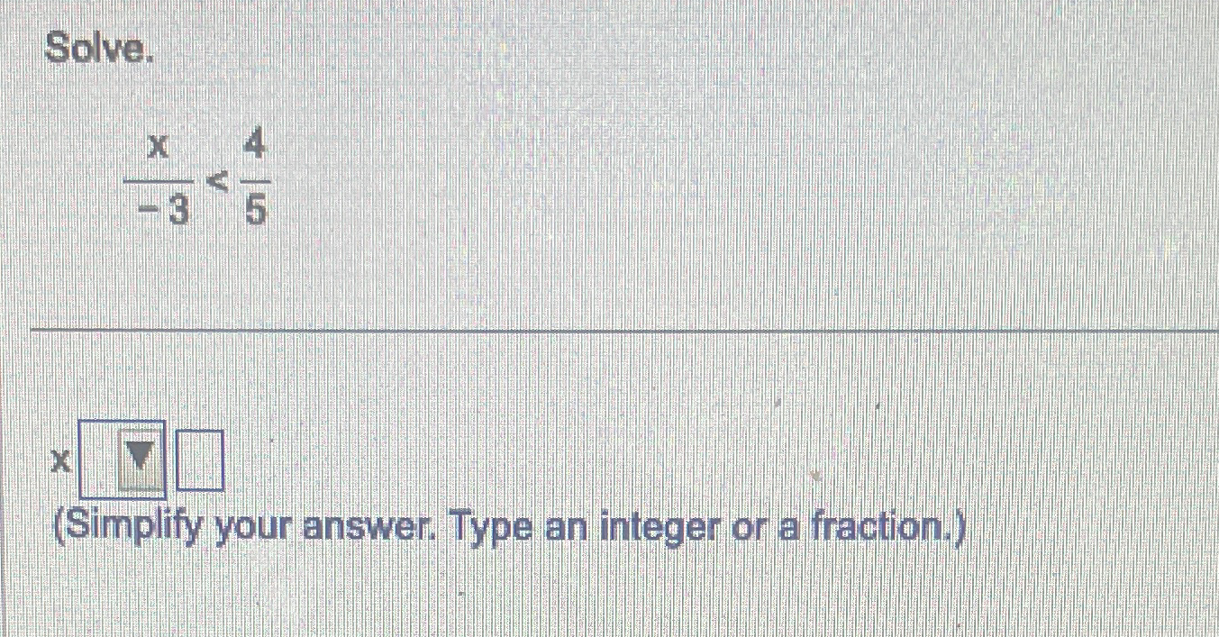 Solved Solve.x-3