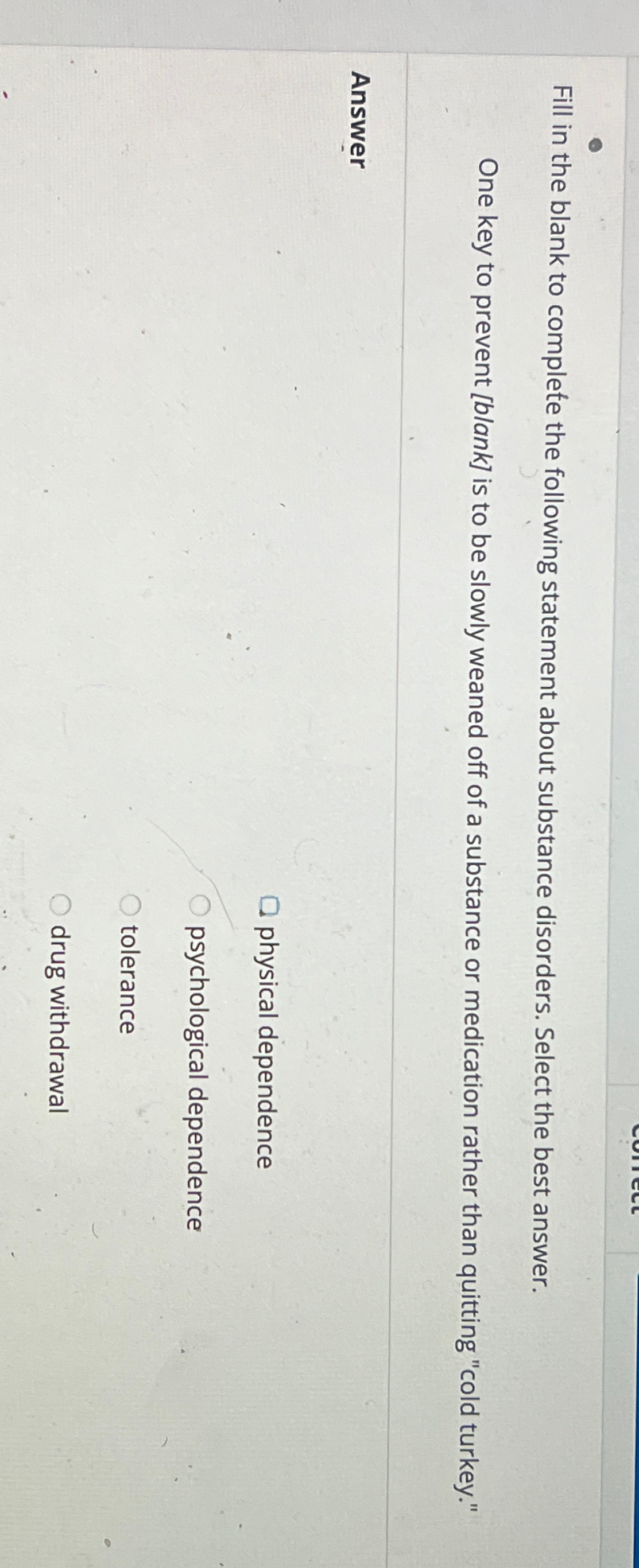 Solved Fill in the blank to complete the following statement | Chegg.com