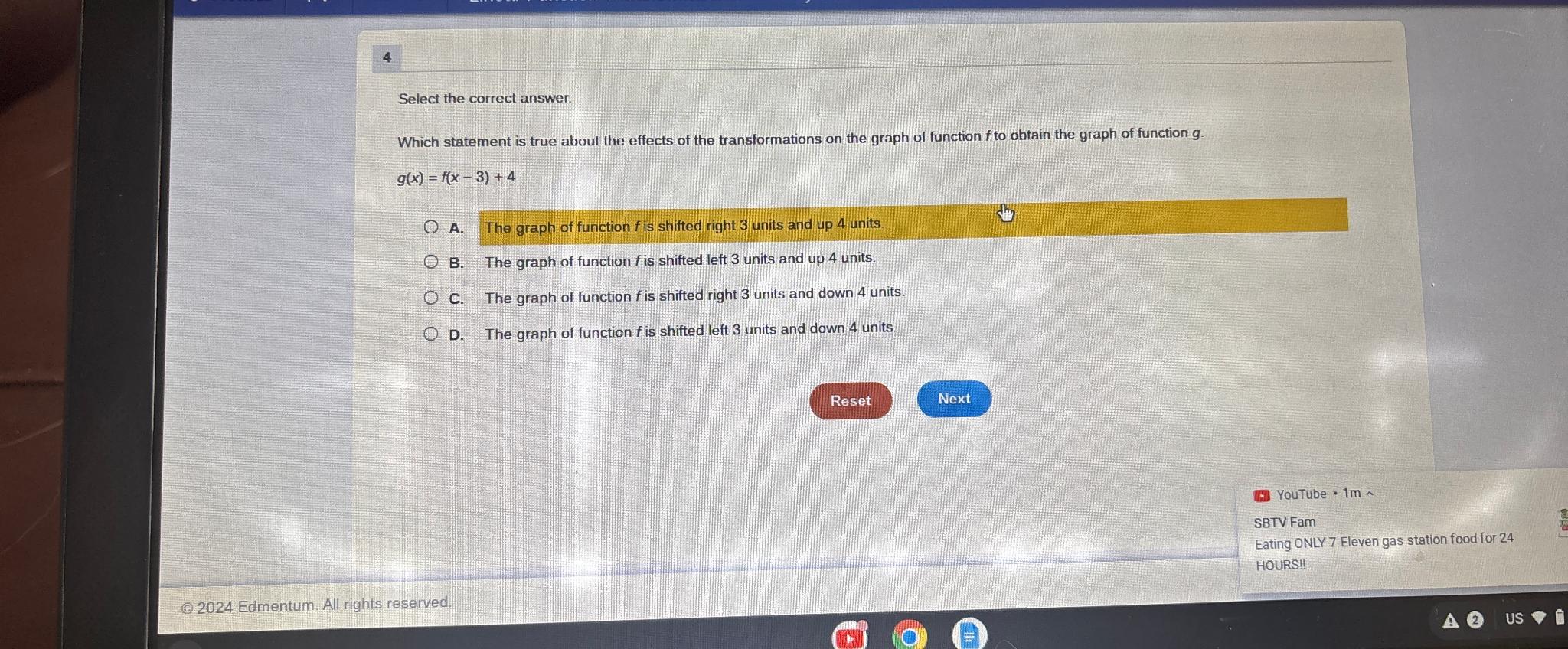 Solved 4Select the correct answer.Which statement is true | Chegg.com