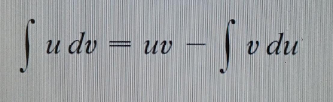 Solved ſu dv = UV v du 1-2 Evaluate the integral using | Chegg.com