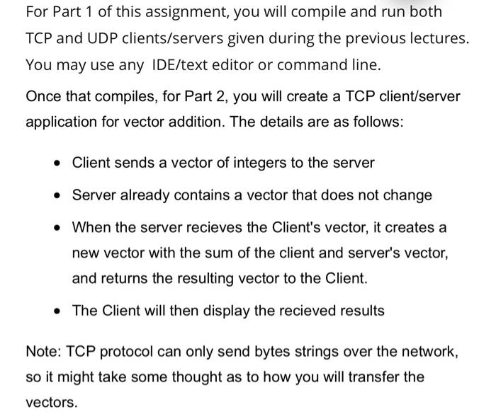 Solved For Part 1 of this assignment, you will compile and | Chegg.com