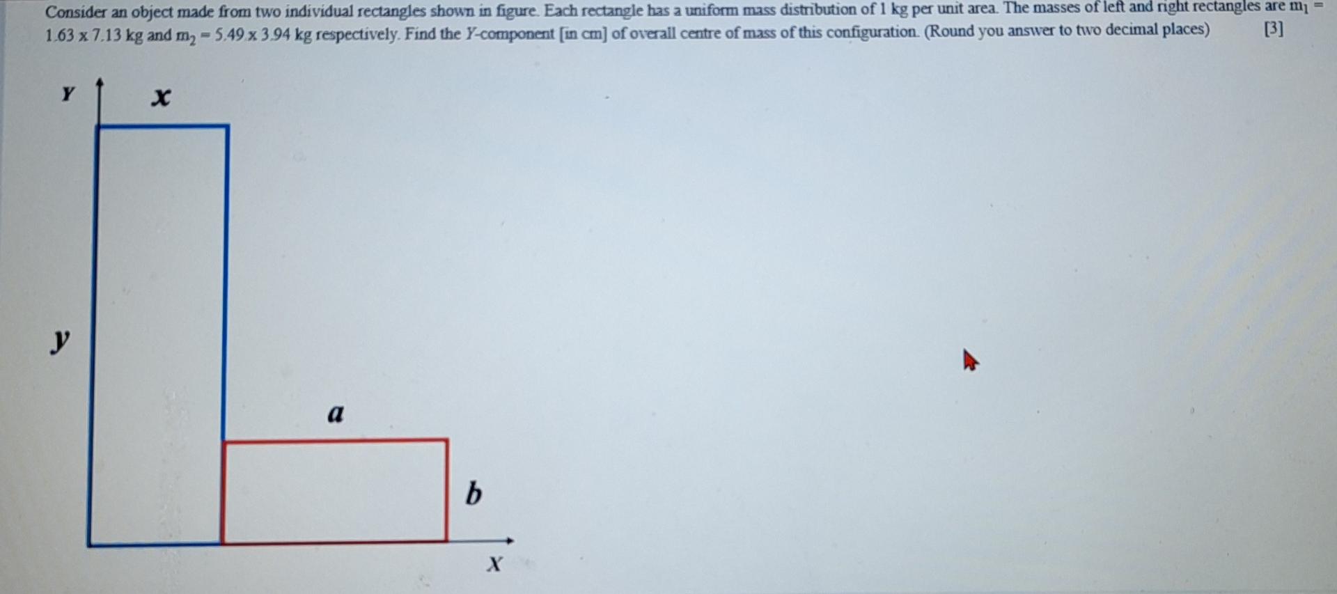 Solved Consider an object made from two individual | Chegg.com