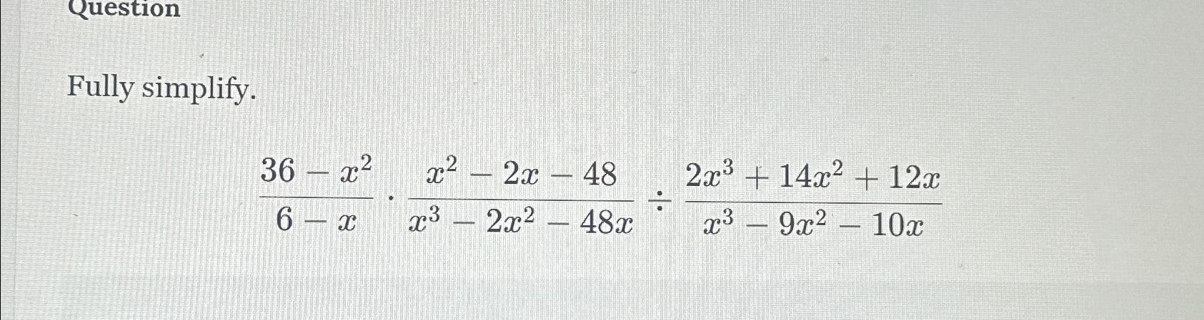 Solved QuestionFully | Chegg.com