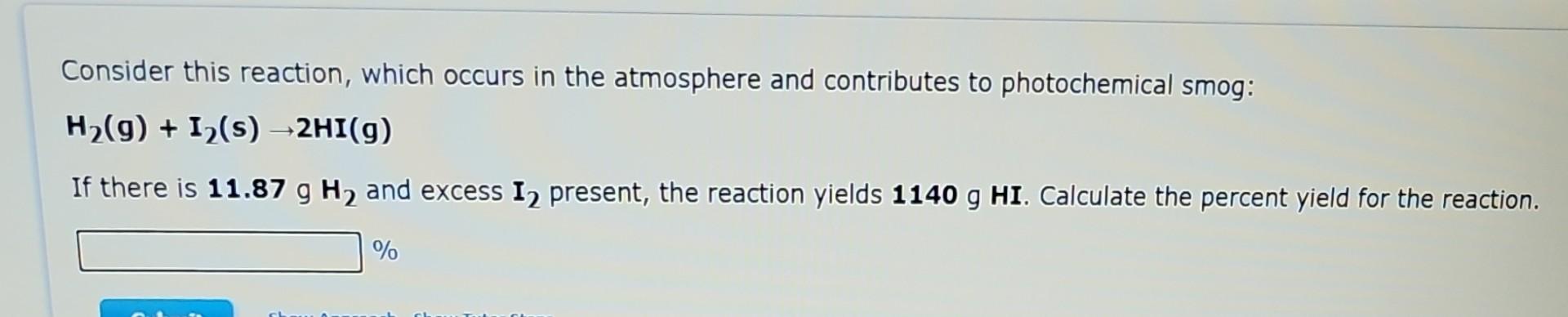 Solved Consider this reaction, which occurs in the | Chegg.com