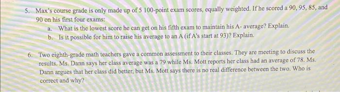Solved 5. Max course grade is only made up of 100-point exam | Chegg.com