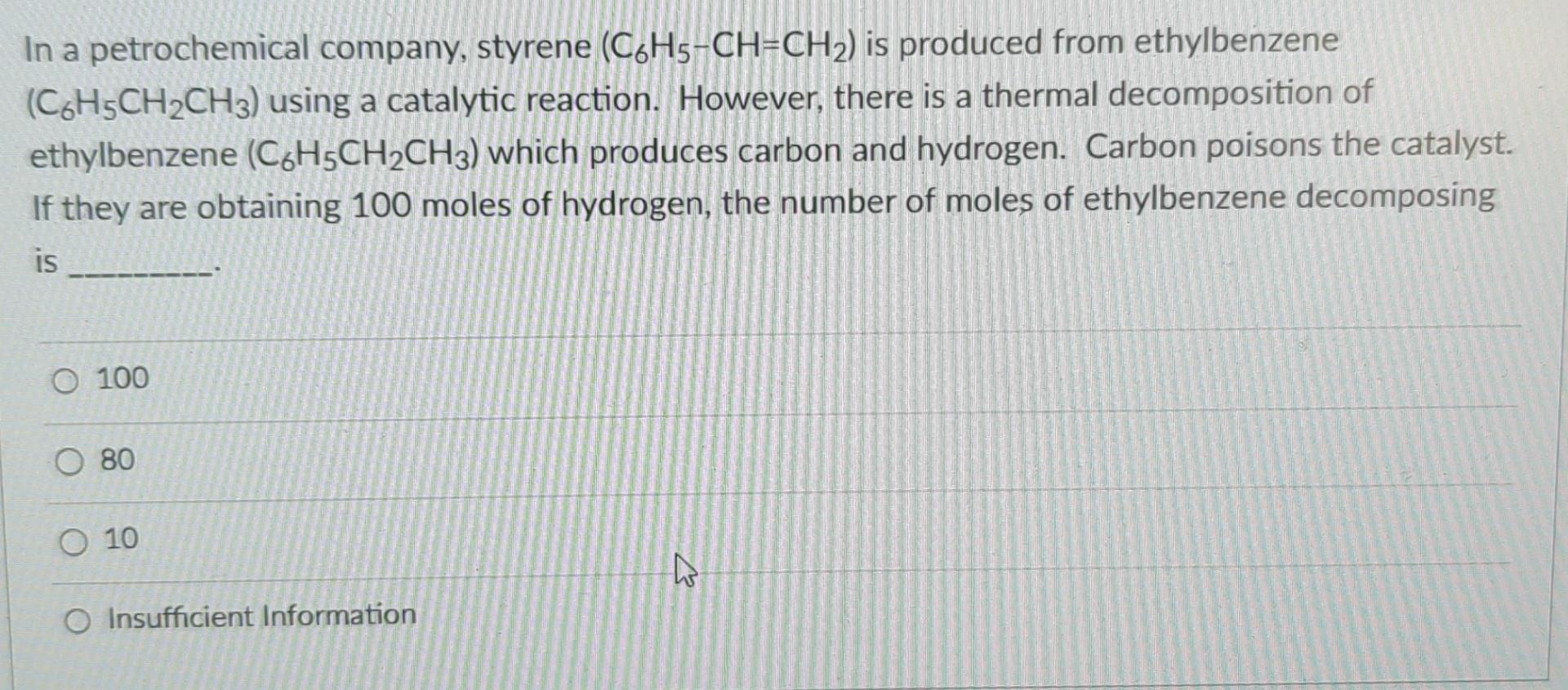 Solved In one of the combustion processes, 10 moles of | Chegg.com