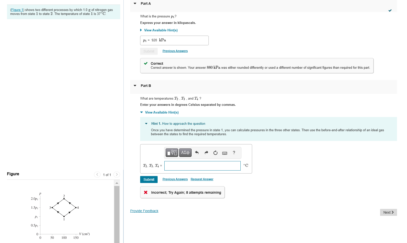 Solved (Figure 1) ﻿shows two different processes by which | Chegg.com