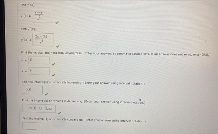Consider the following curve. f(x)=x2x−4 Determine | Chegg.com