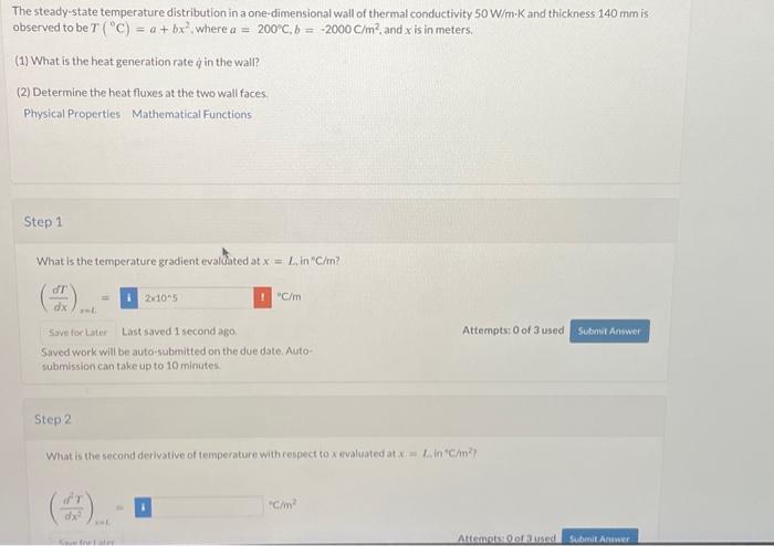 Solved The steady-state temperature distribution in a | Chegg.com
