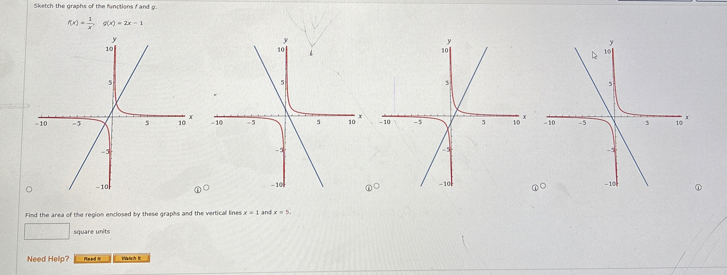 Solved Sketch the graphs of the functions f ﻿and | Chegg.com