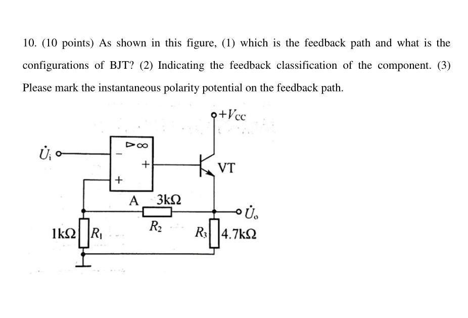 Solved 10. (10 points) As shown in this figure, (1) which is | Chegg.com