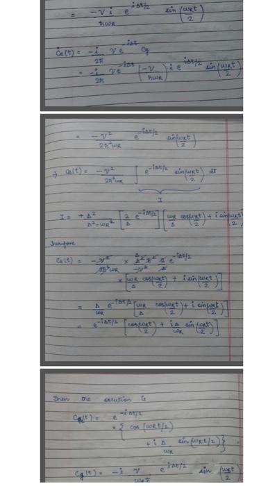 Solved Using The Result Of The Previous Problem Obtain The