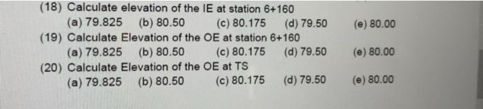 Solved Horizontal Curve A two-lane undivided rural arterial | Chegg.com