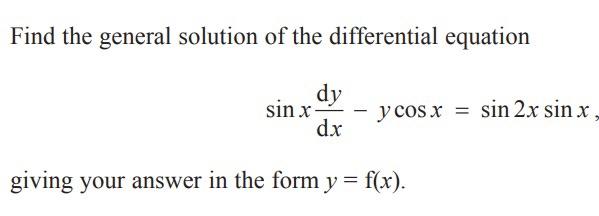 Solved Find the general solution of the differential | Chegg.com