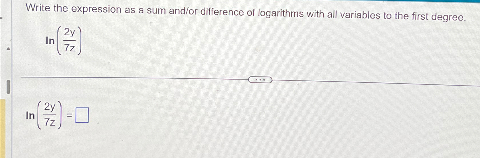 Solved Write the expression as a sum and/or difference of | Chegg.com