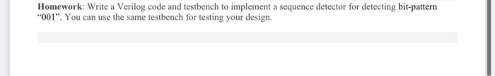 Solved Homework Write A Verilog Code And Testbench To 8032
