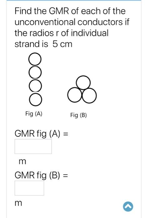 Solved Find the GMR of each of the unconventional conductors | Chegg.com