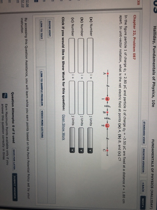 Solved US Halliday, Fundamentals of Physics, 10e | Chegg.com Solved US Halliday, Fundamentals of Physics, 10e | Chegg.com