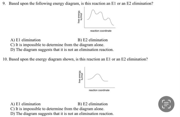 Solved A) E1 elimination B) E2 elimination C) It is | Chegg.com