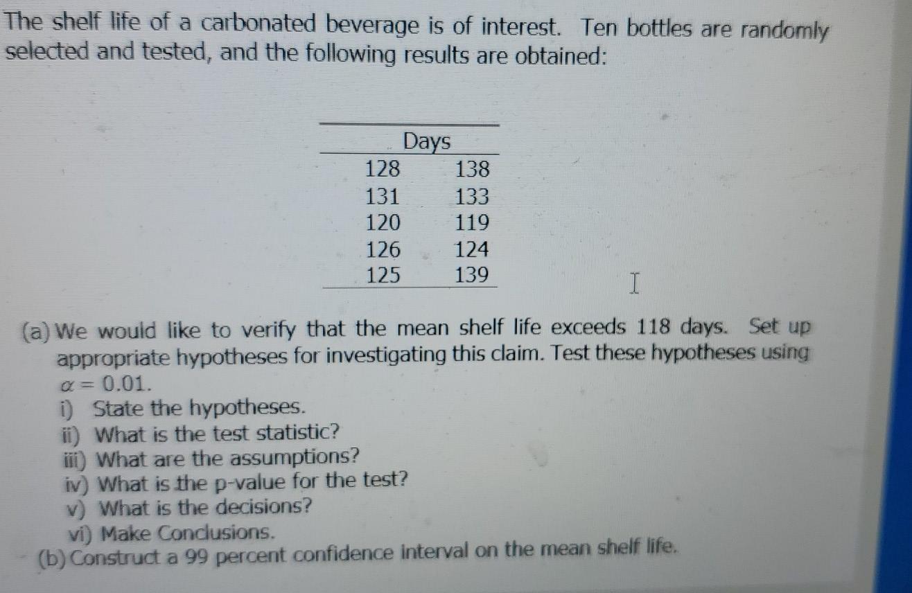 Solved Solve the following problems with minitab, Make Sure | Chegg.com