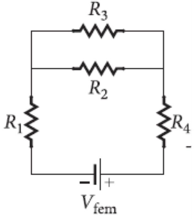 Solved The circuit shown in the figure has four resistors | Chegg.com