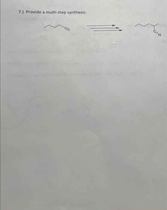 Solved provide a multi-step synthesis. include the | Chegg.com