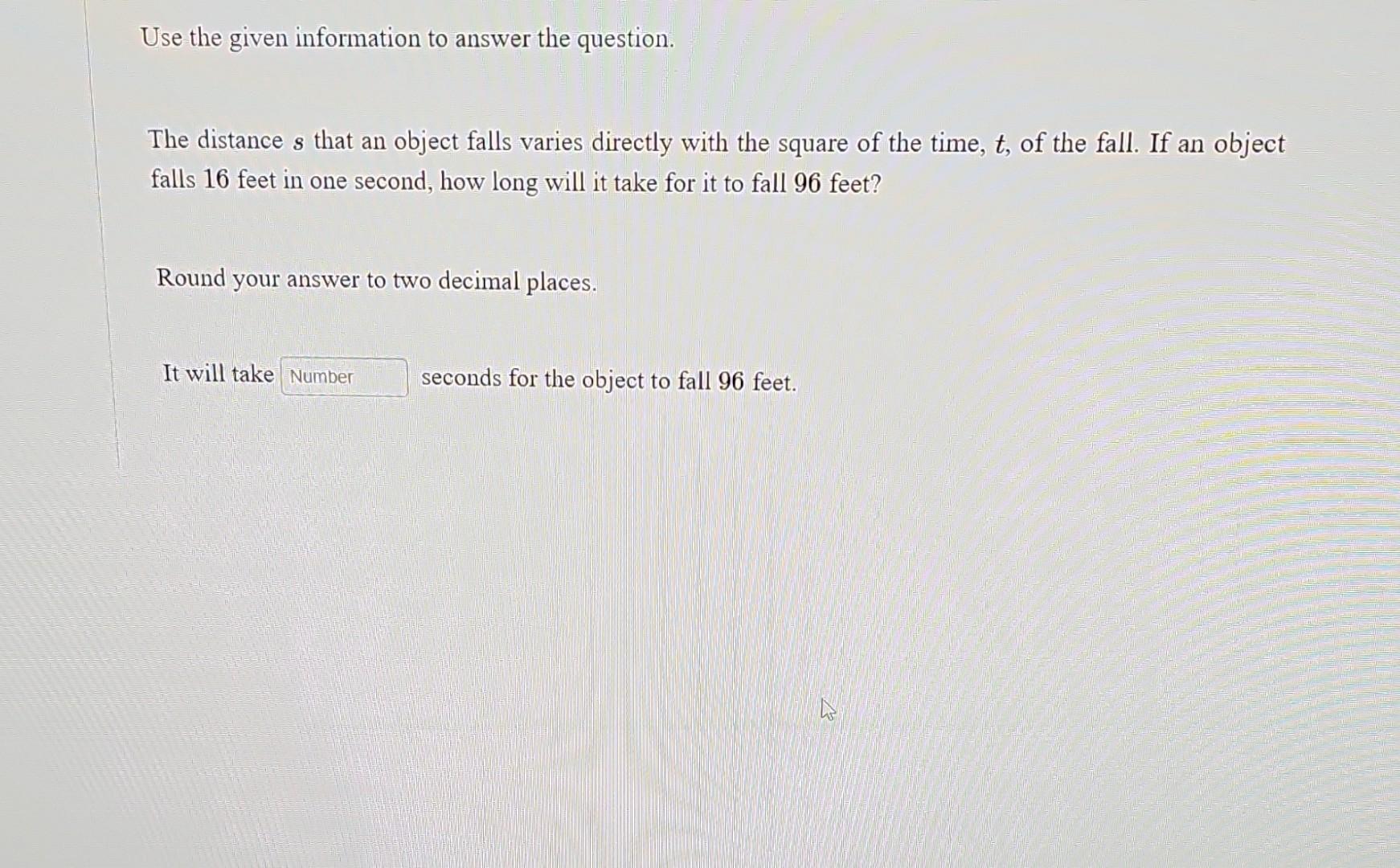 Solved Use the given information to answer the question. The | Chegg.com