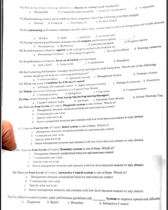 Solved a Measuable b) Self-unted bi Iram wouk 42) For | Chegg.com