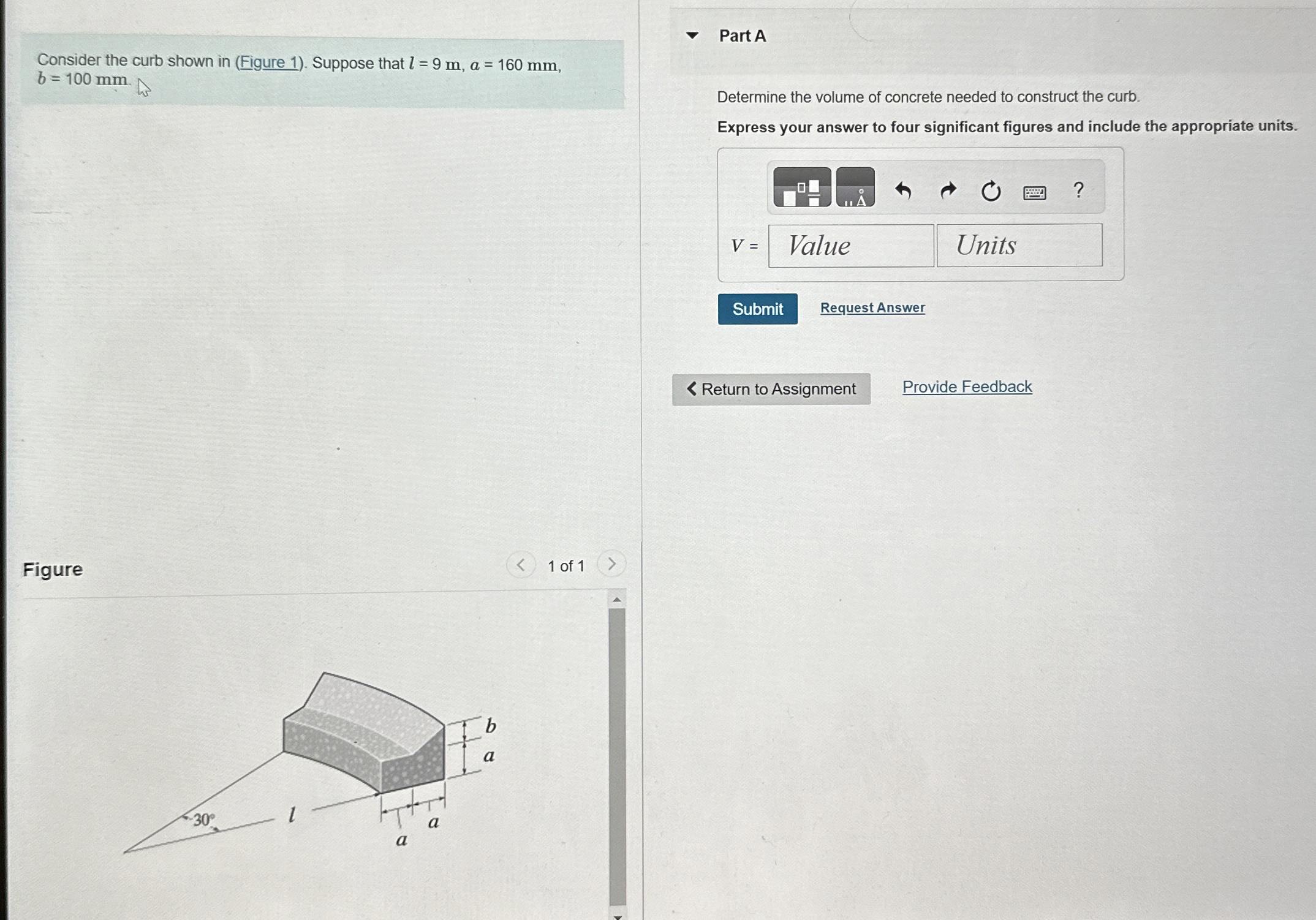 Solved Consider the curb shown in (Figure 1). ﻿Suppose that | Chegg.com