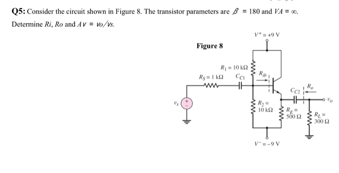 Solved Consider the circuit shown in Figure 8. The | Chegg.com