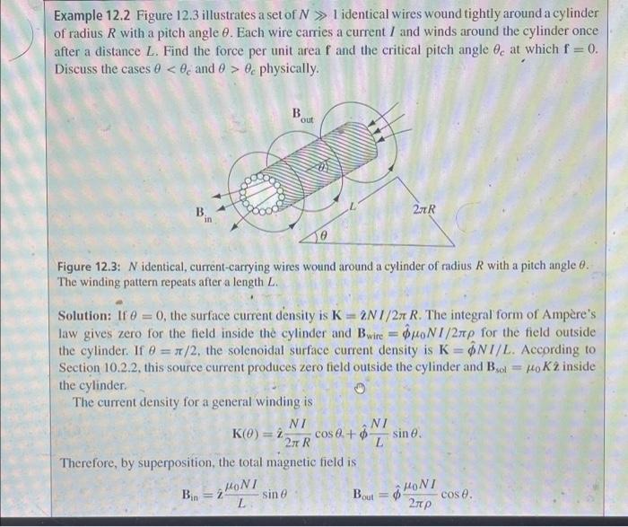 Solved find the force density on the surface by method of | Chegg.com