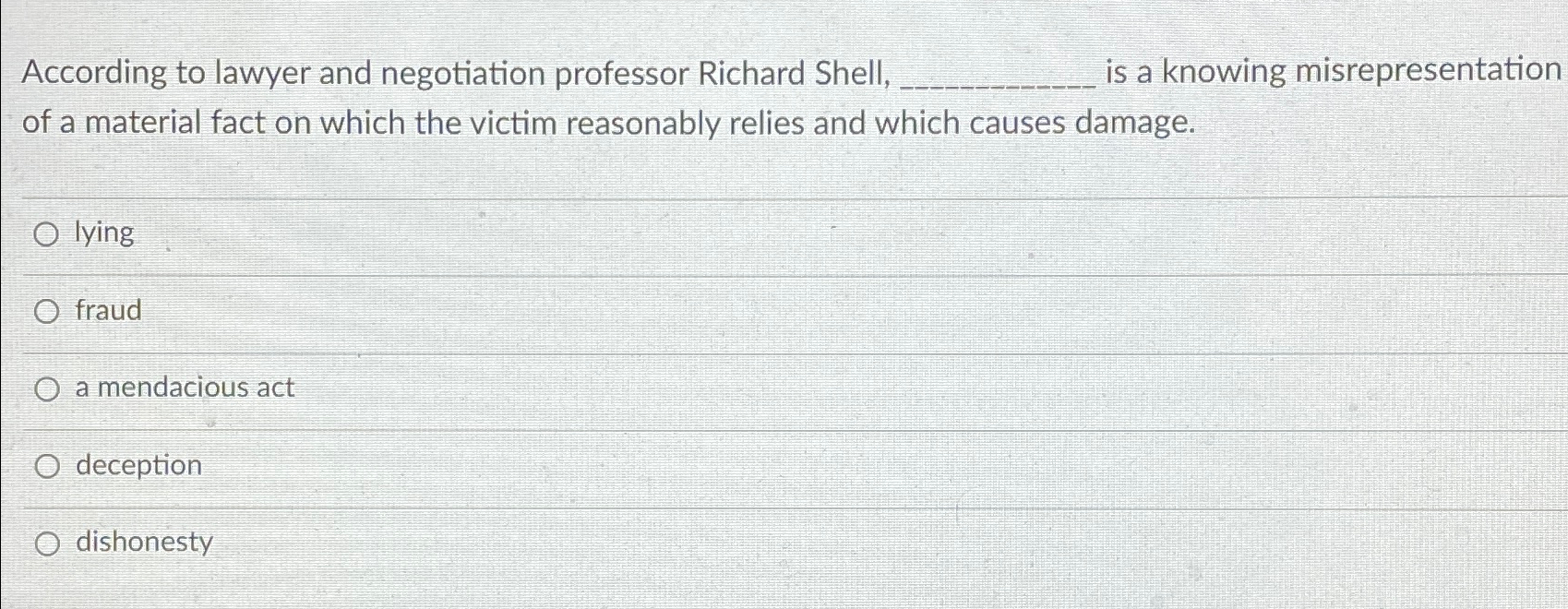 Solved According to lawyer and negotiation professor Richard | Chegg.com