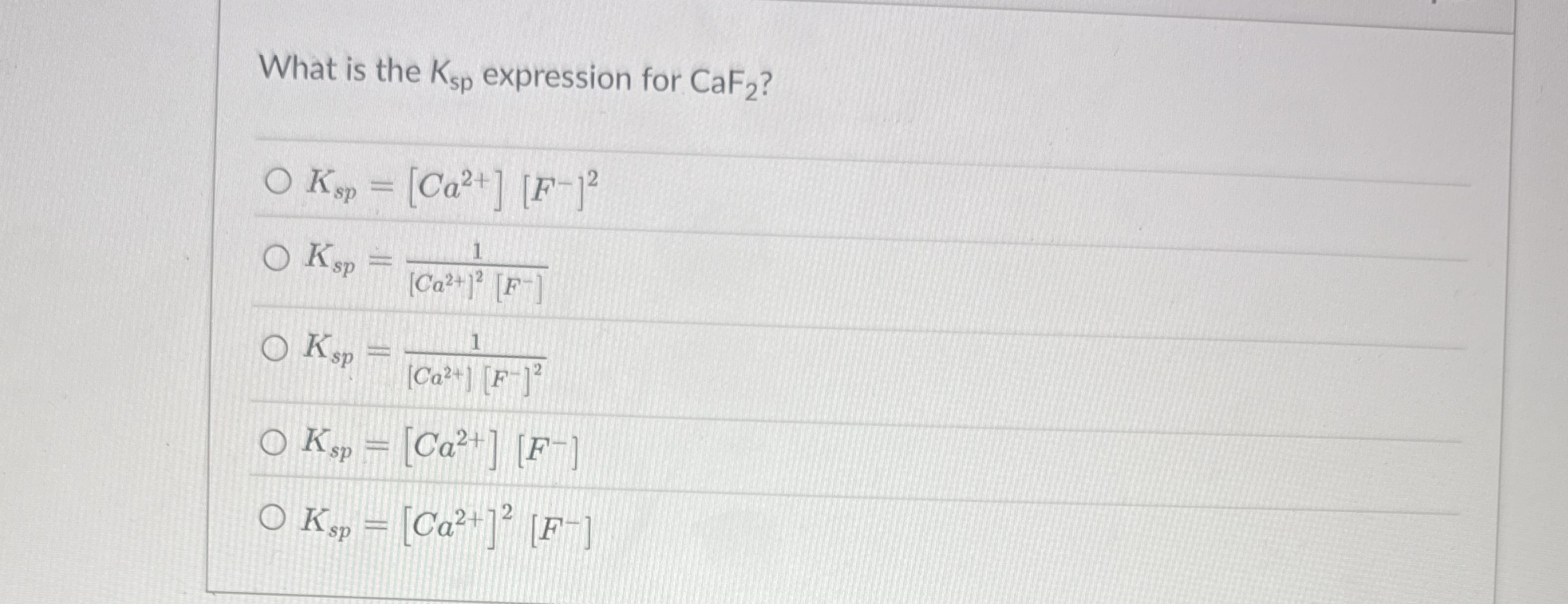 High Quality SOLUTION What is the Ksp ﻿expression for | Chegg.com