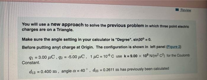 Solved Part L - Find the direction of the NET electric FORCE | Chegg.com