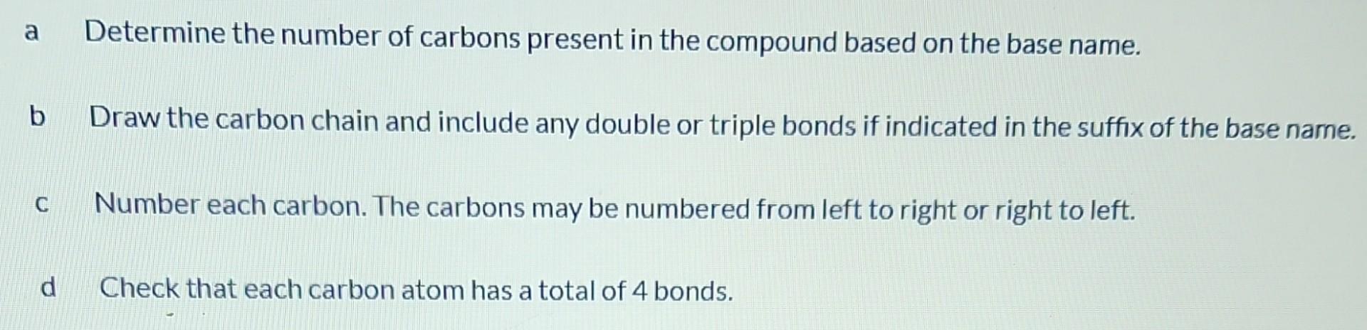 Solved a Determine the number of carbons present in the | Chegg.com