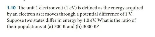 Solved 1.10 The unit 1 electronvolt (1 eV) is defined as the | Chegg.com