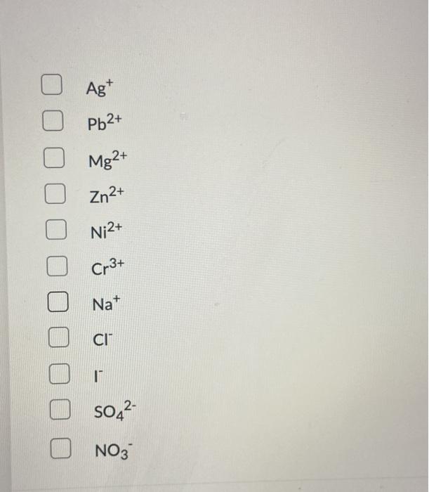Solved on. Unknown #18: Cation result clear, colorless | Chegg.com