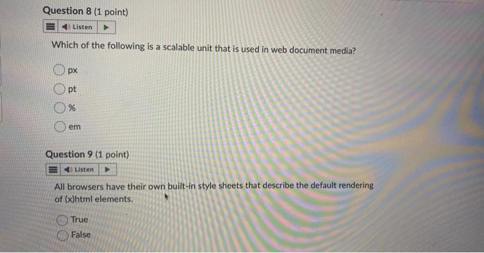 Solved Which of the following is a scalable unit that is | Chegg.com