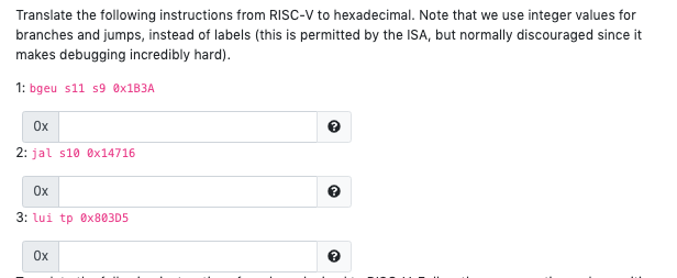 Solved Translate the following instructions from RISC-V to | Chegg.com