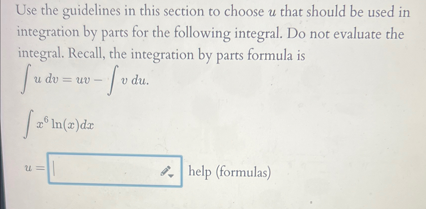 Solved Use the guidelines in this section to choose u ﻿that | Chegg.com