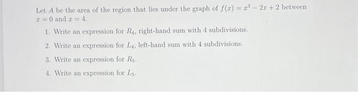 Solved Write an EXPRESSION - using limit definition - can u | Chegg.com