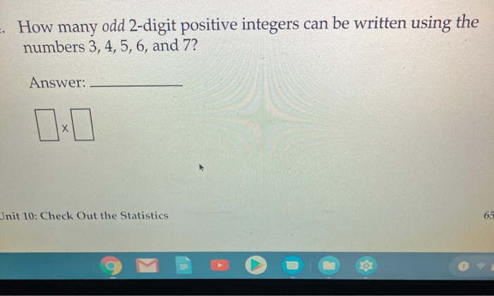 Solved =. How many odd 2-digit positive integers can be | Chegg.com