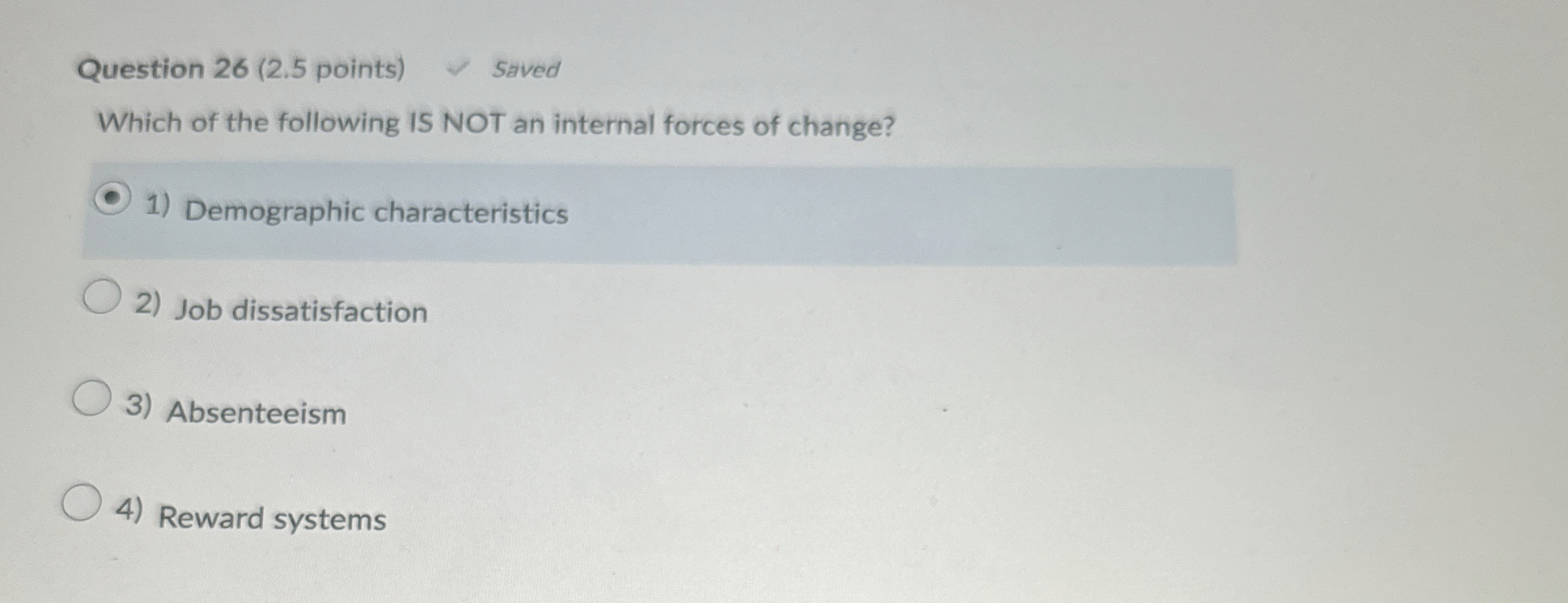 Solved Question 26 (2.5 ﻿points)SavedWhich of the following | Chegg.com