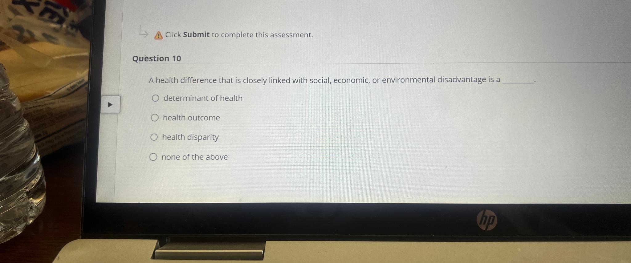Solved Click Submit to complete this assessment.Question 10A | Chegg.com