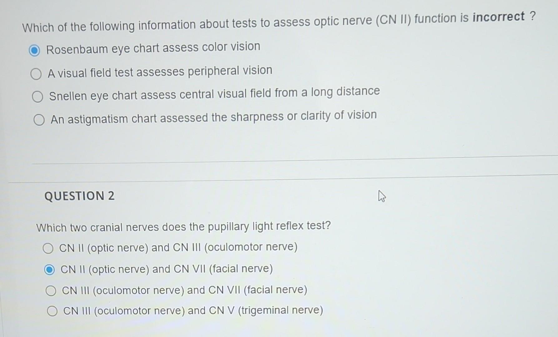 Solved Which of the following information about tests to | Chegg.com